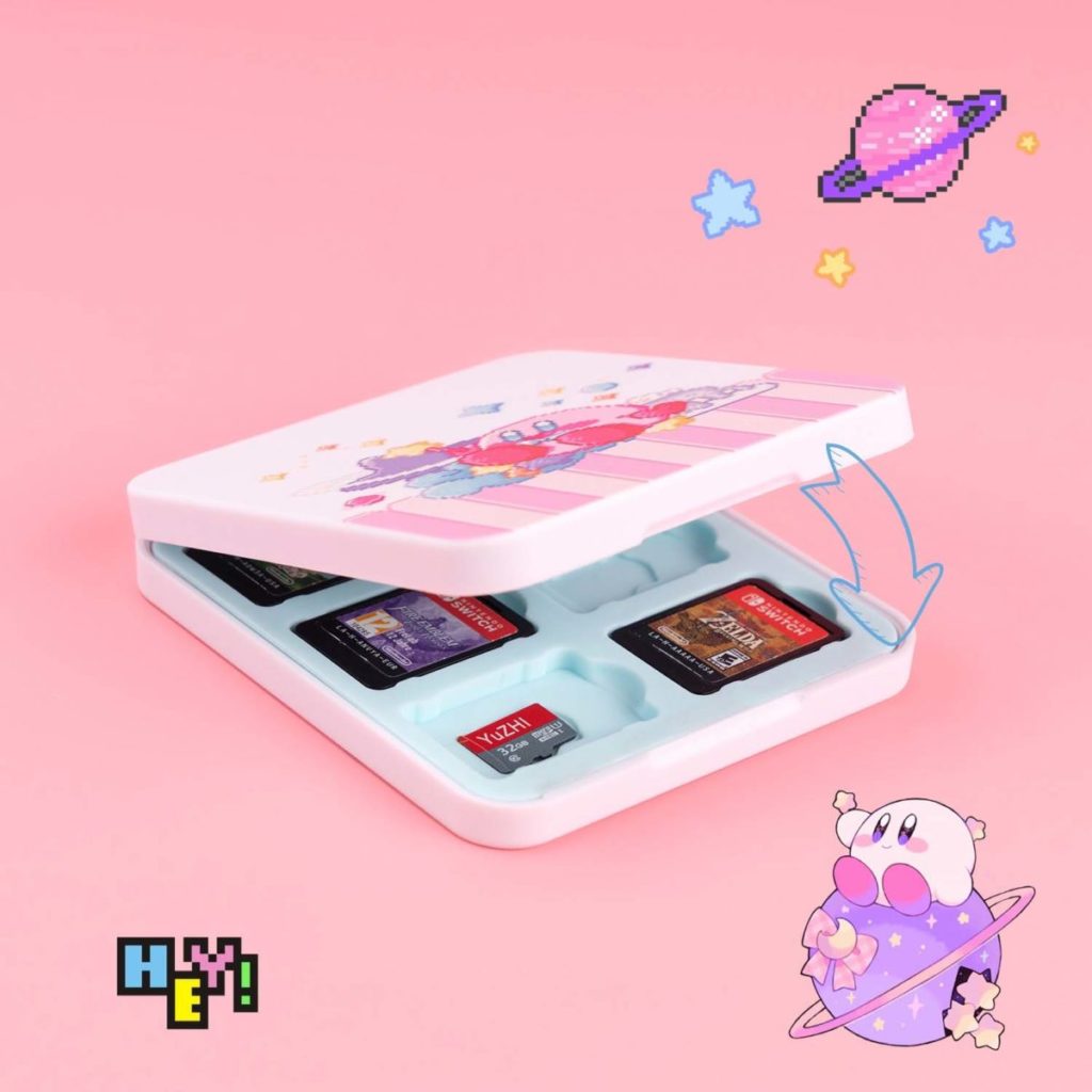 12 Slots Cute Kirby Game Case Kawaii Kirby Art Kirby Lover Gifts – FujiGamer