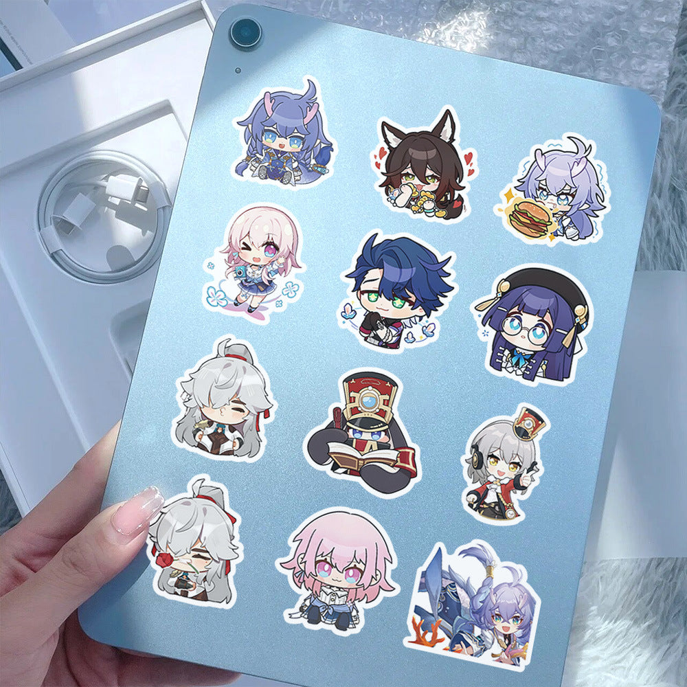 60PCS Honkai Star Rail Stickers HSR Emoji Waterproof Decals – FujiGamer