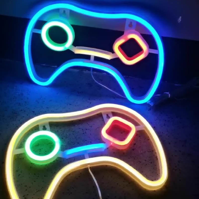 Game Controller Neon Sign Gamepad LED Lights Gaming Room Setup – FujiGamer