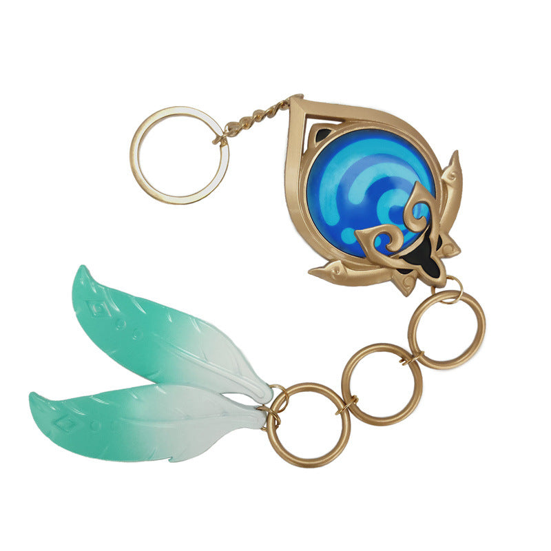 Glowing Nilou Vision Keychain Hydro Genshin Impact Gift – FujiGamer