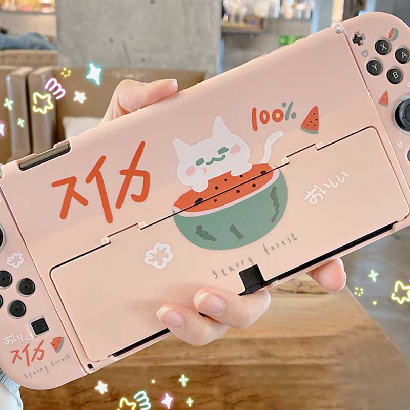 Pink Nintendo Switch Cover Case Soft Silicone Switch OLED Covers ...