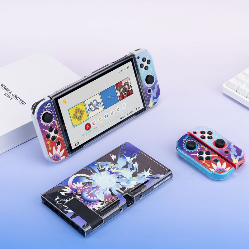 Scarlet and Violet Switch Cover Case Switch OLED Shell Cases – FujiGamer